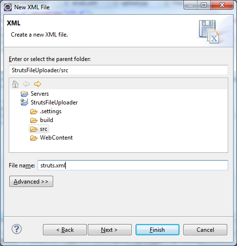 Struts File Upload Tutorial